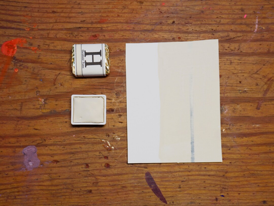 Parchment White Handmade Gouache Opaque Watercolor - Etsy