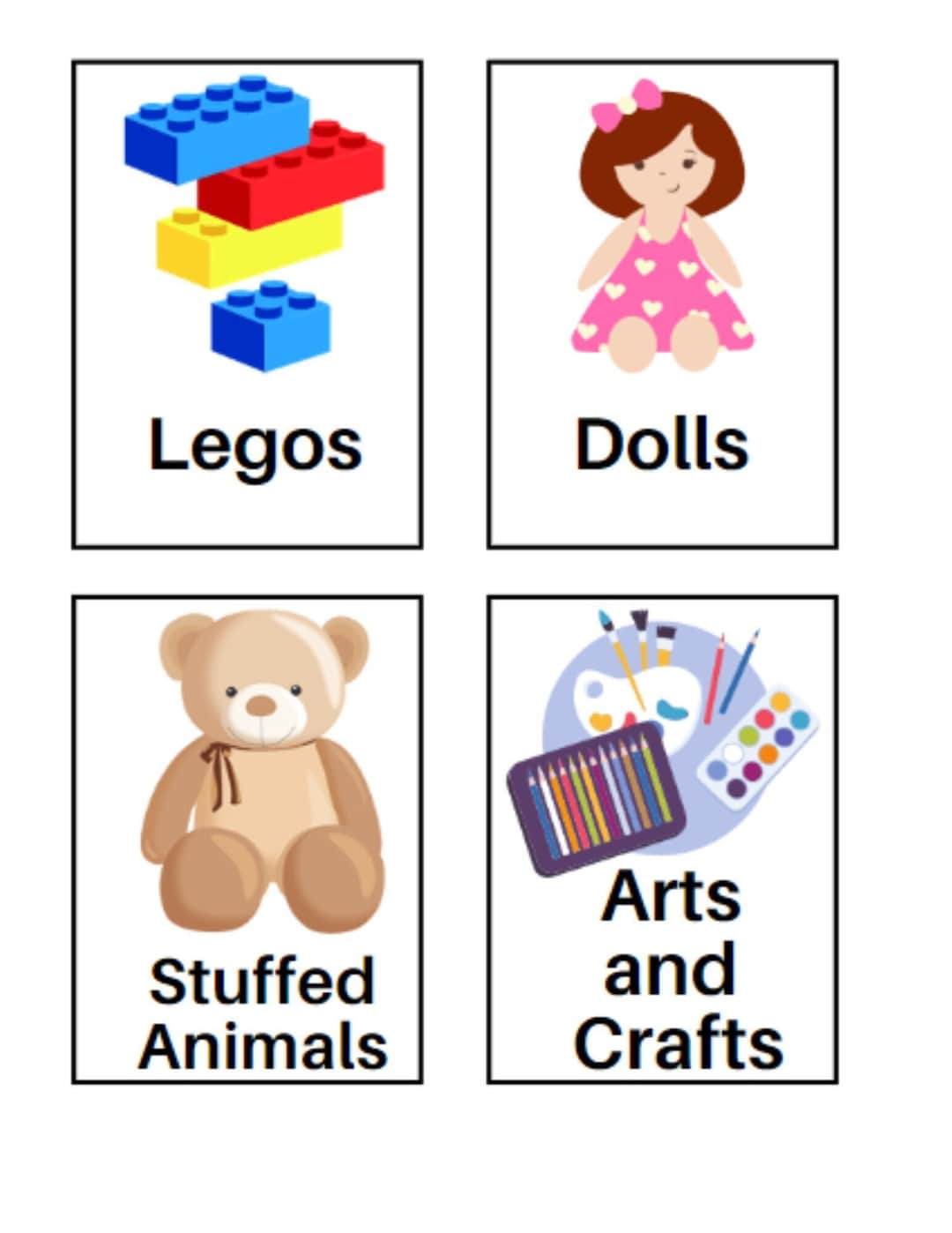 Kid's Labels - Editable Labels for Children - Etsy