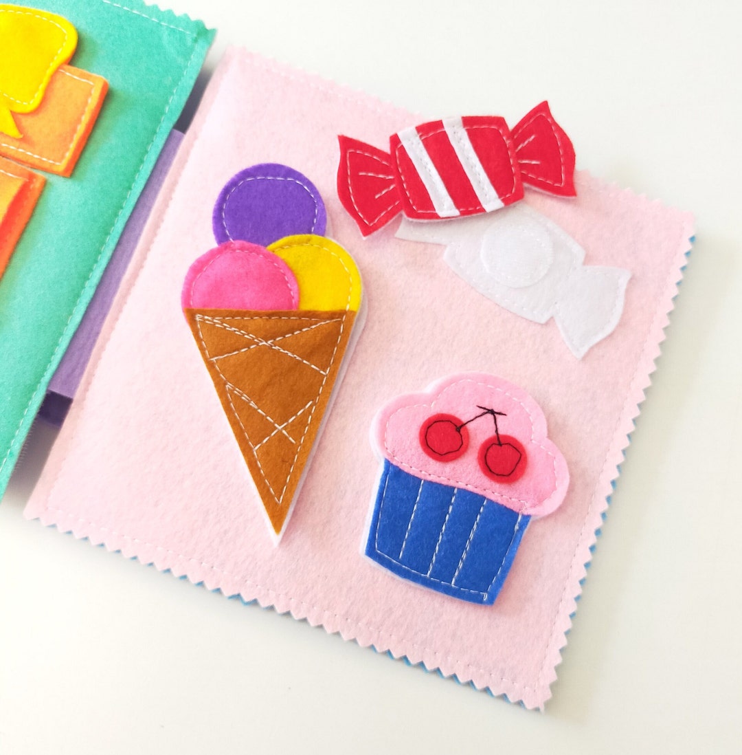 Sensory Busy Book, Baby Toddler Activity Books, Girl and Boy Baby Felt ...