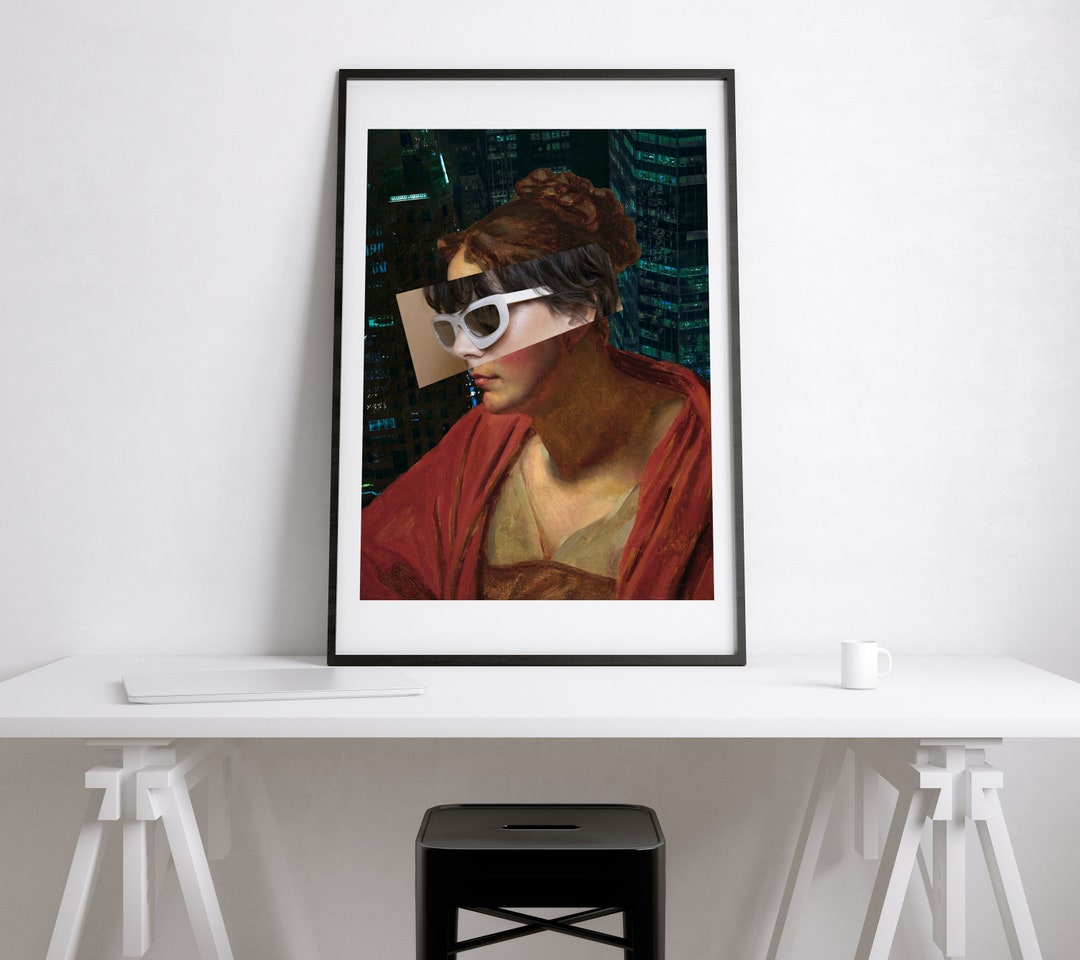 Collage Art Printable Alter Art Poster Collage Altered - Etsy UK