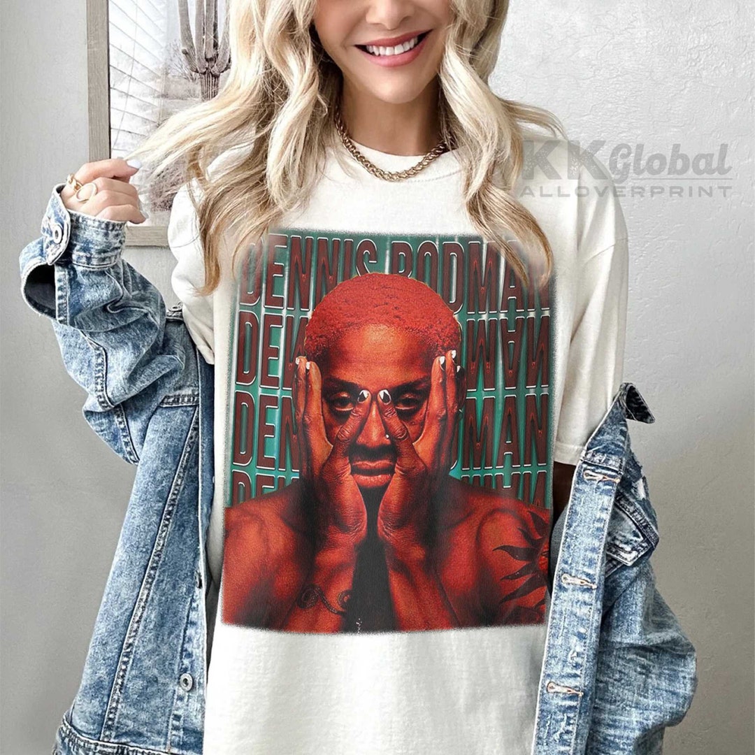 Vintage Dennis Rodman Throwback V2 Classic T Shirt Dennis - Etsy