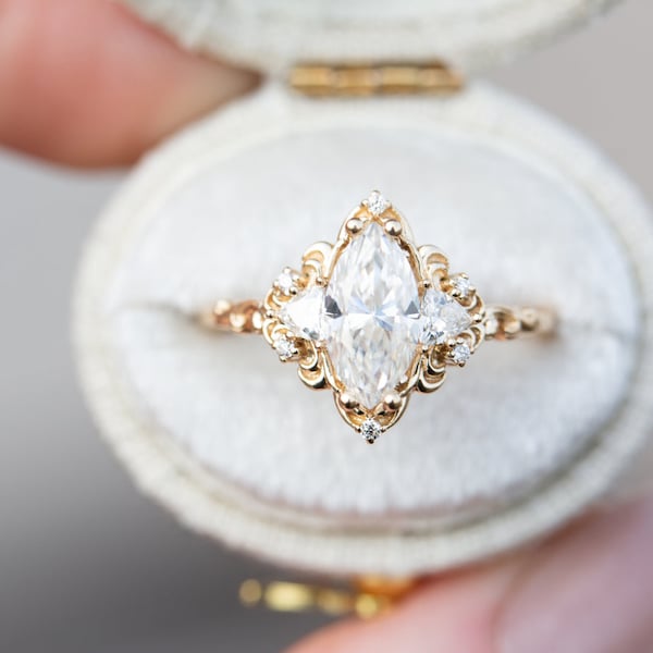 Ethereal Engagement Ring - Etsy