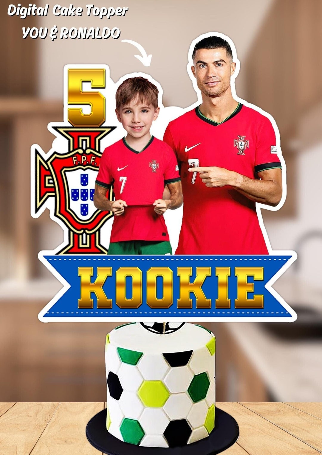 Ronaldo Cake Topper Cristiano Ronaldo Cake Topper Ronaldo and You ...