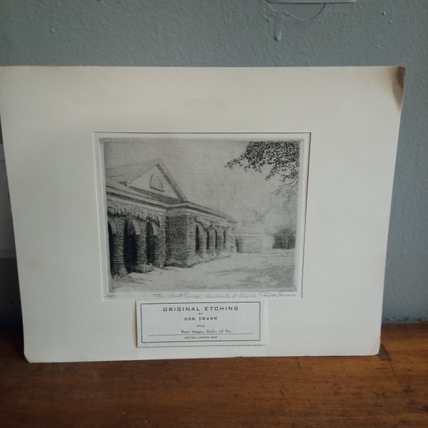 Don Swann Original Etchings - Etsy