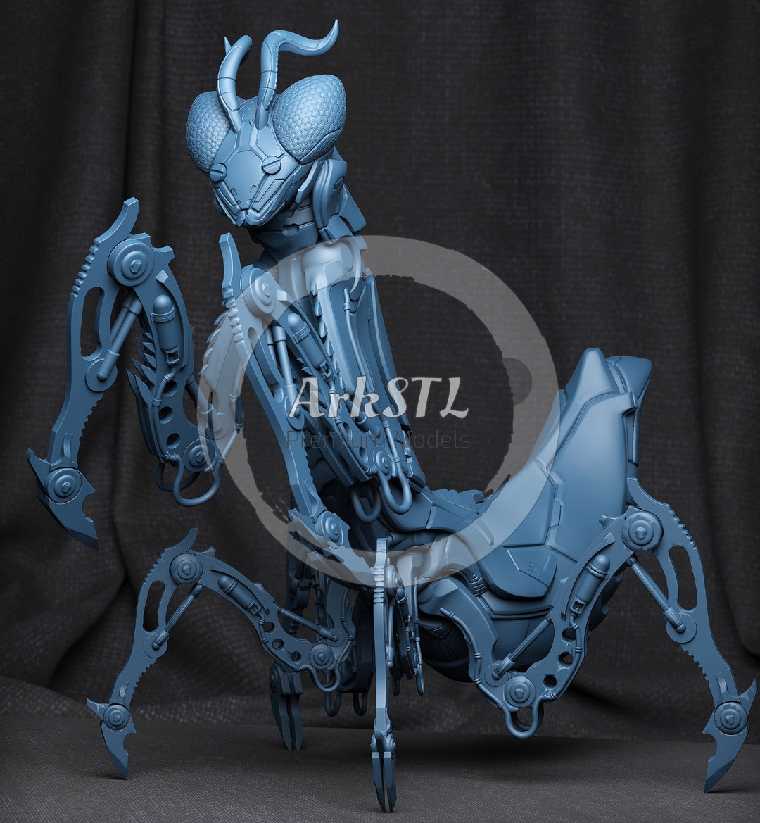 Robot Mantis 3D Figure STL 3D Model 3D Printable File 3D - Etsy Canada