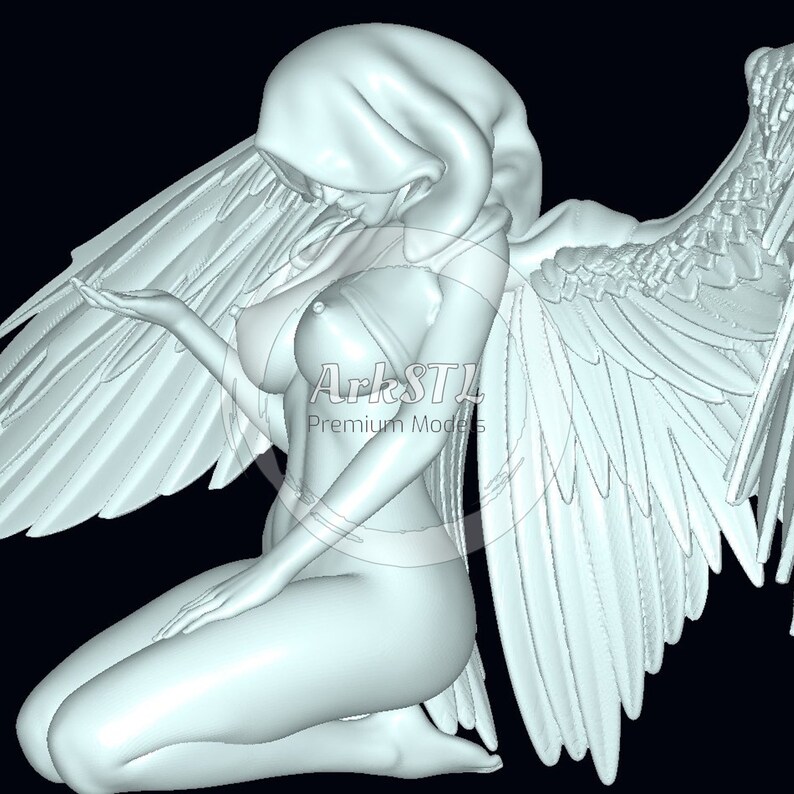 Sexy Angel Nfsw 3d Figure Stl 3d Model 3d Printable File 3d Printing Model Etsy