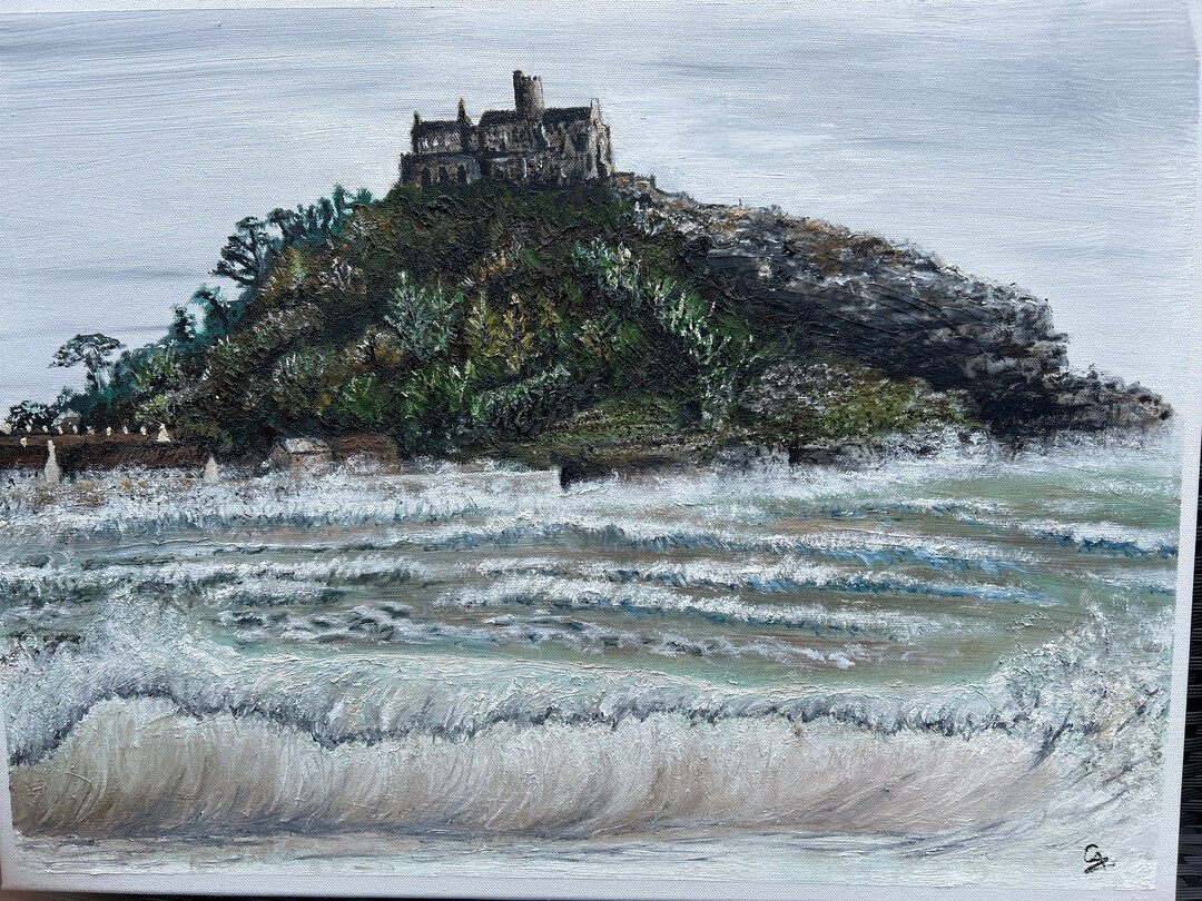 Karrek Loos Yn Koos: One Off, Original Oil Painting of St Michael’s ...