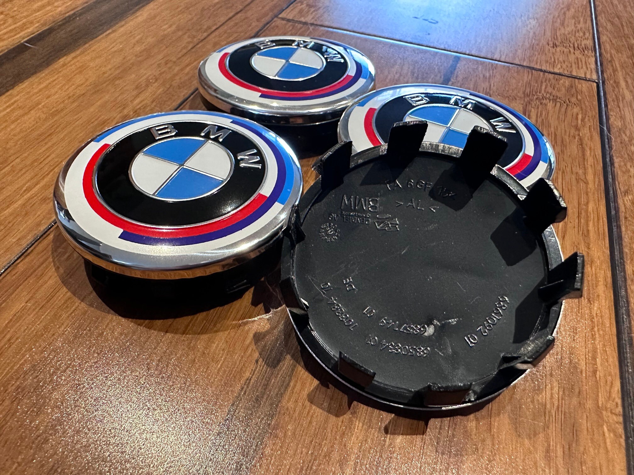 4x Alloy Wheel Centre Caps 50th Anniversary for BMW Fit Most G Series ...