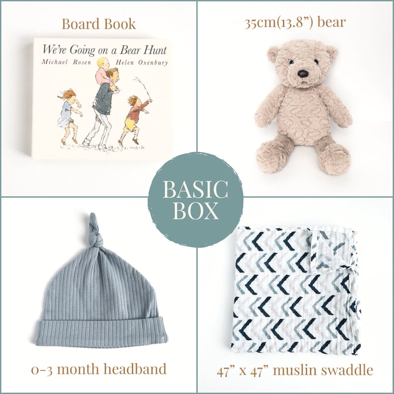 Baby Shower Gift Basket, Baby Gift Box, Gift Newborn, Personalized Baby ...