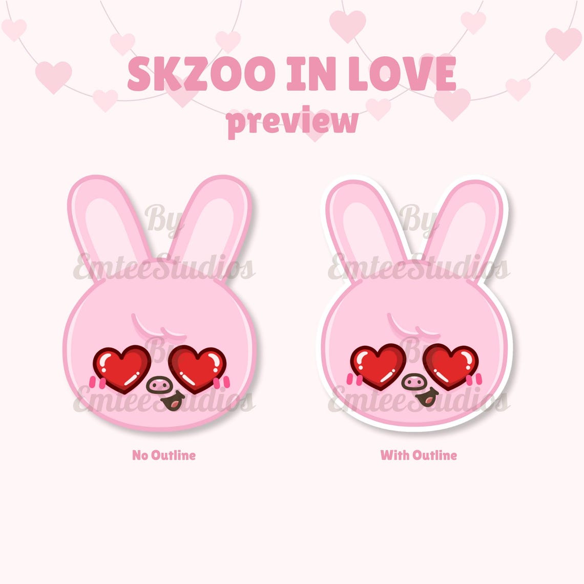 SKZ SKZOO in Love Clipart | PNG, Transparent Background | Instant ...