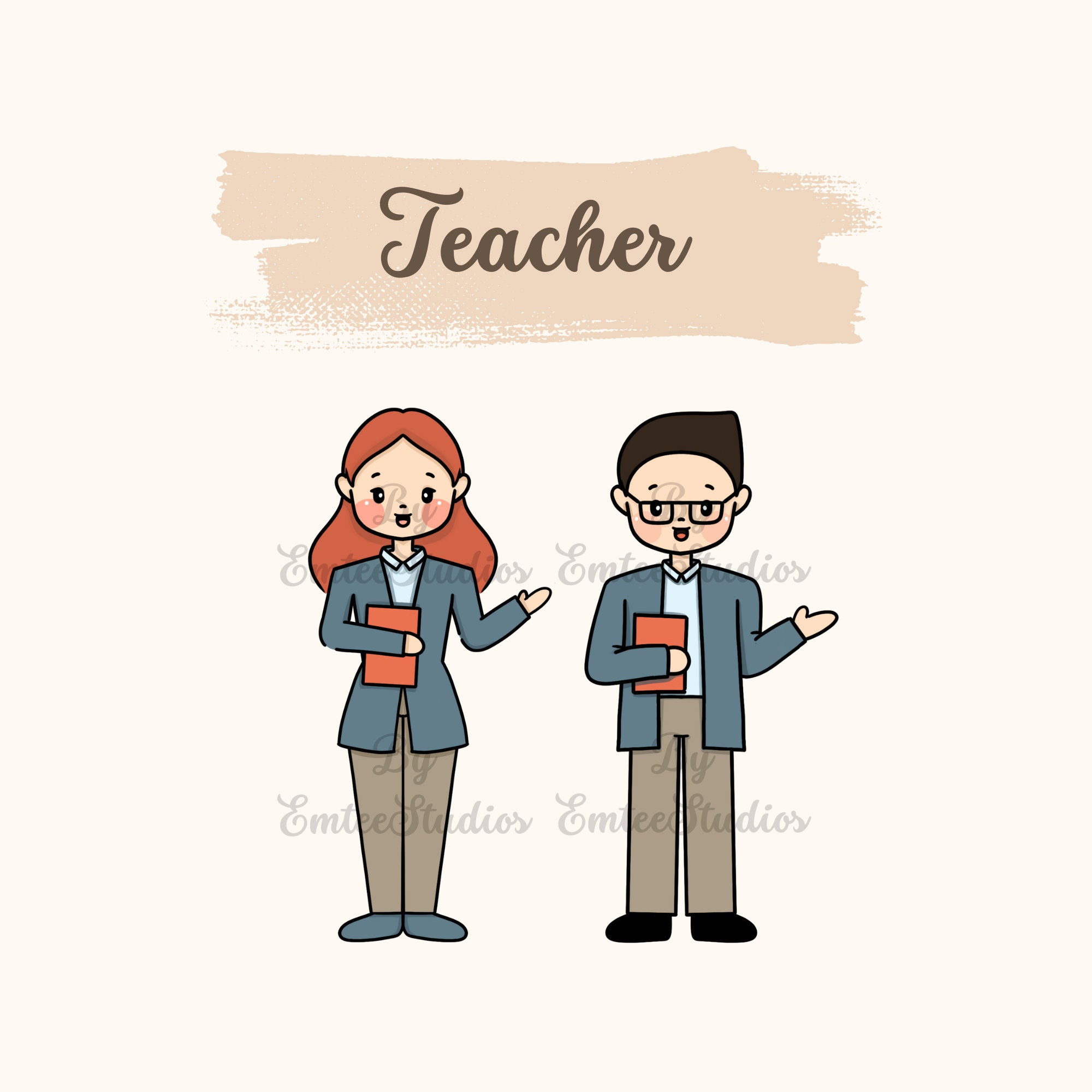 Community Helper Cliparts | PNG, Transparent Background | Instant ...