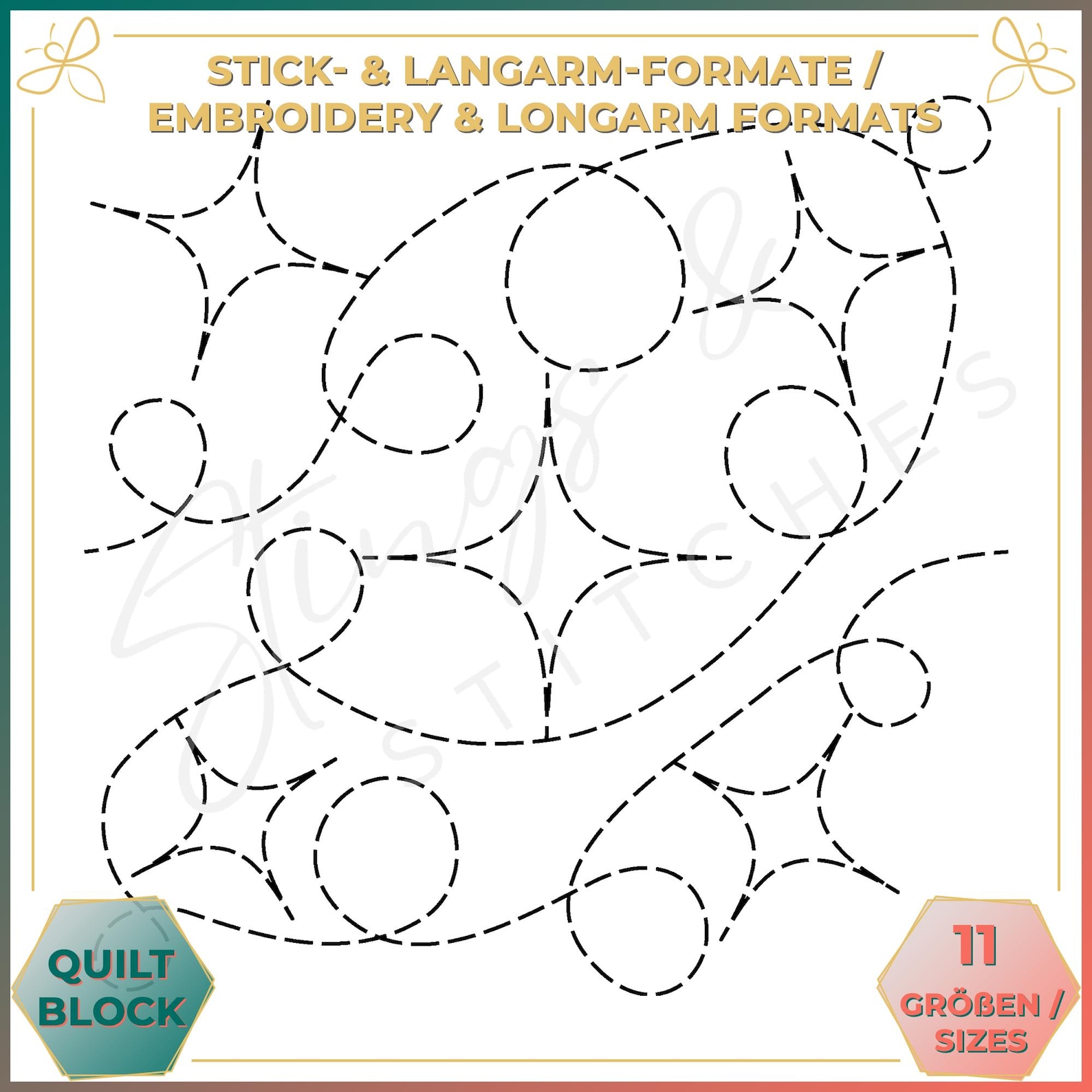 Star - Quilt Pattern (digital) - Edge to Edge Quilting - Longarm and ...