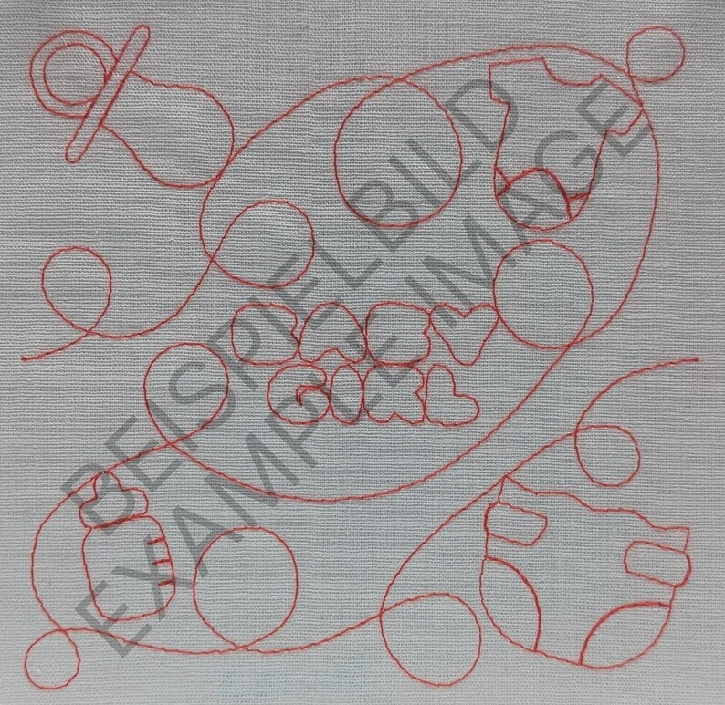 Baby Girl - Quilt Pattern (digital) - Edge to Edge Quilting - Longarm ...