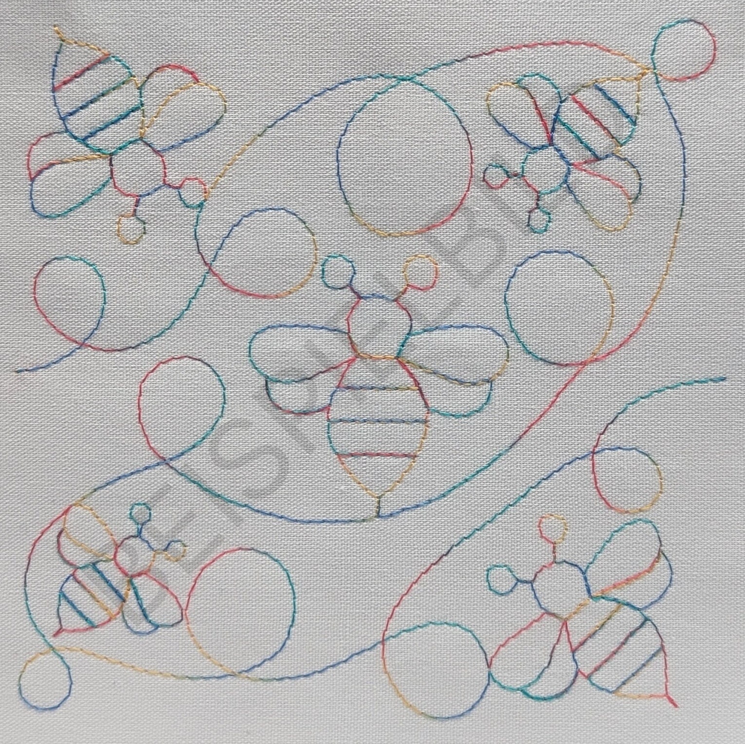 Honey Bee - Quilt Pattern (digital) - Edge to Edge Quilting - Longarm ...