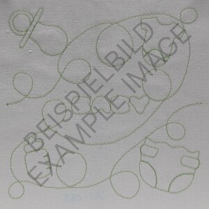 Baby - Quilt Pattern - Embroidery Pattern (digital) - Edge to Edge ...