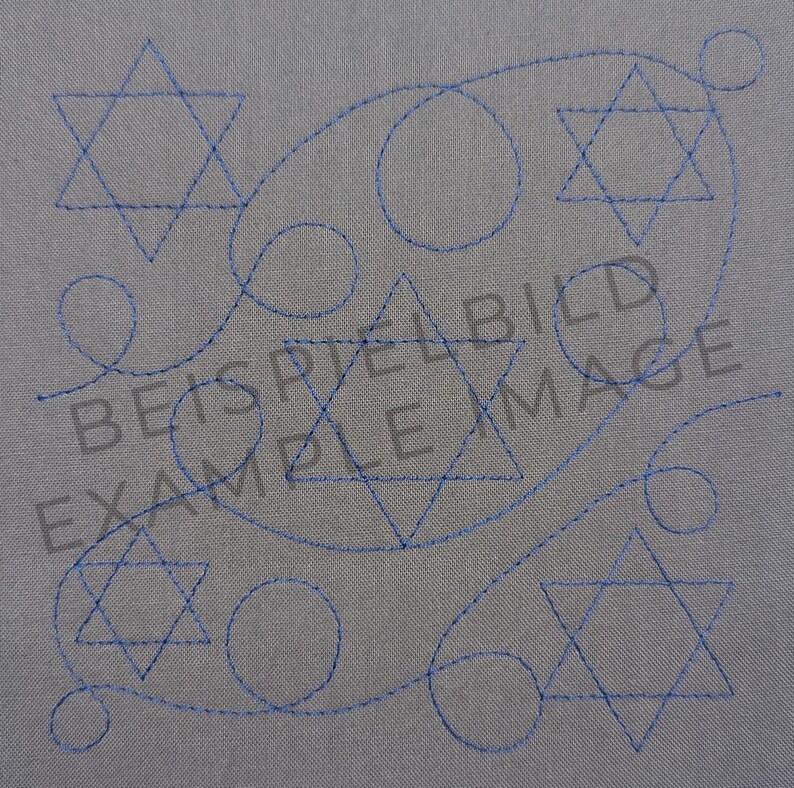 Star of David - Quilt Pattern (digital) - Edge to Edge Quilting ...