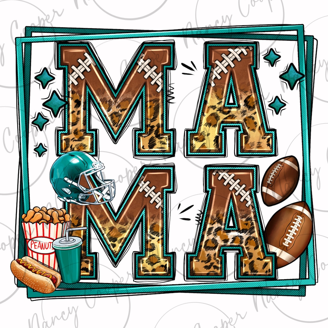 American Football Mama Png Sublimation Design Download, American ...