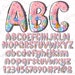 Birthday Alphabet Png Files Bundle, Birthday Doodle Letters Png ...
