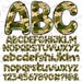 Army Alphabet Bundle Png, Army Png, Camouflage Doodle Letters Png ...