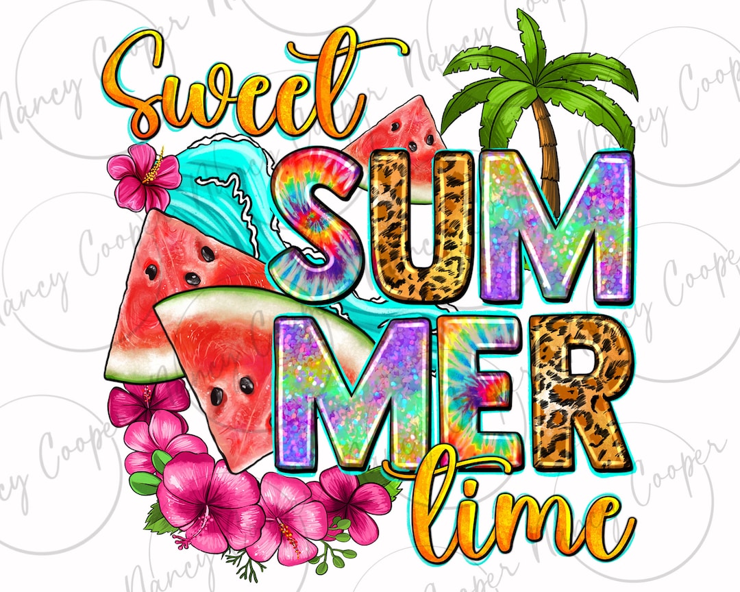 Sweet Summer Time Png Sublimation Design Download, Western Summer Png ...