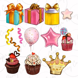 Birthday Alphabet Png Files Bundle, Birthday Doodle Letters Png ...