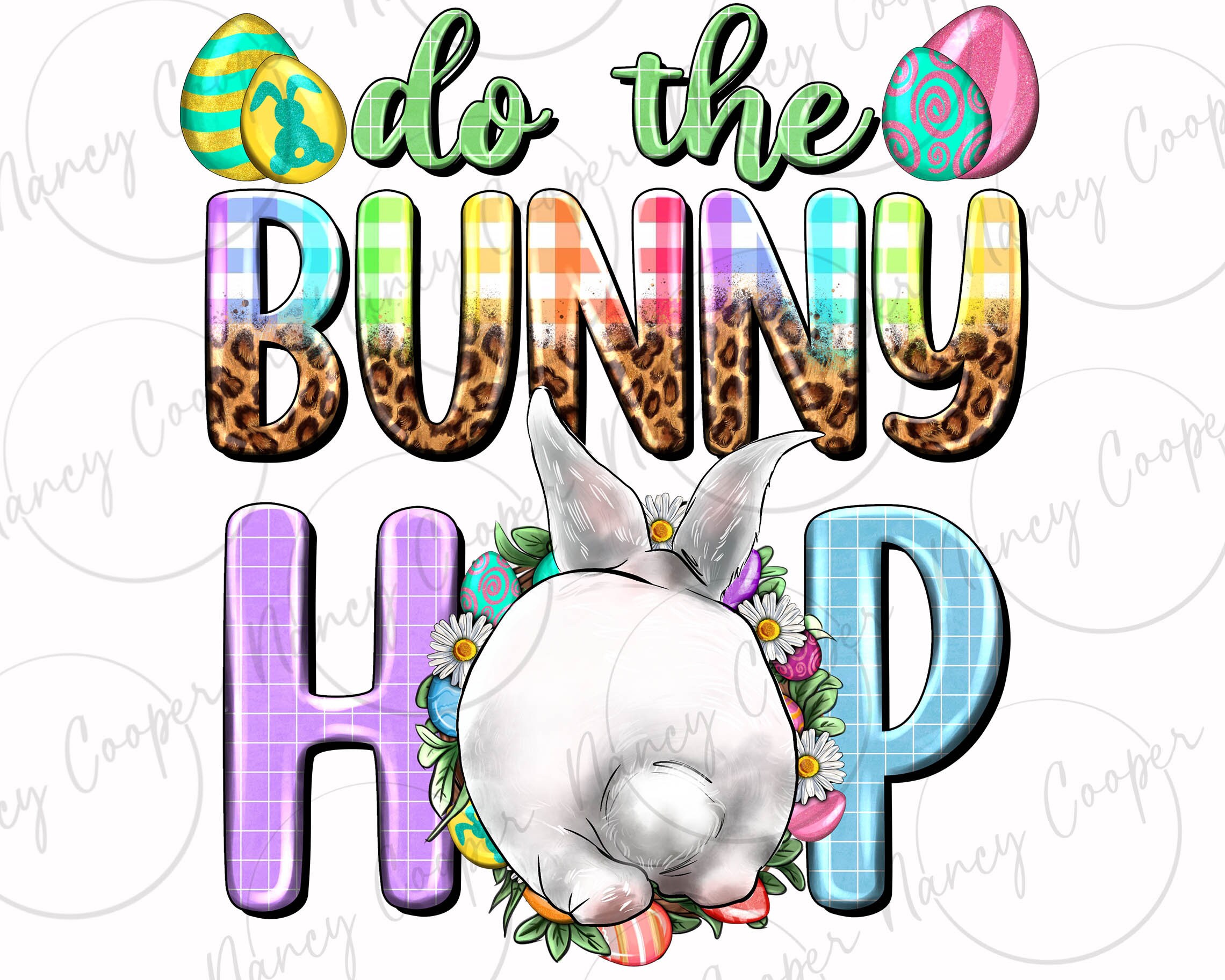 Do the Bunny Hop Png Sublimation Design Download Happy Easter - Etsy