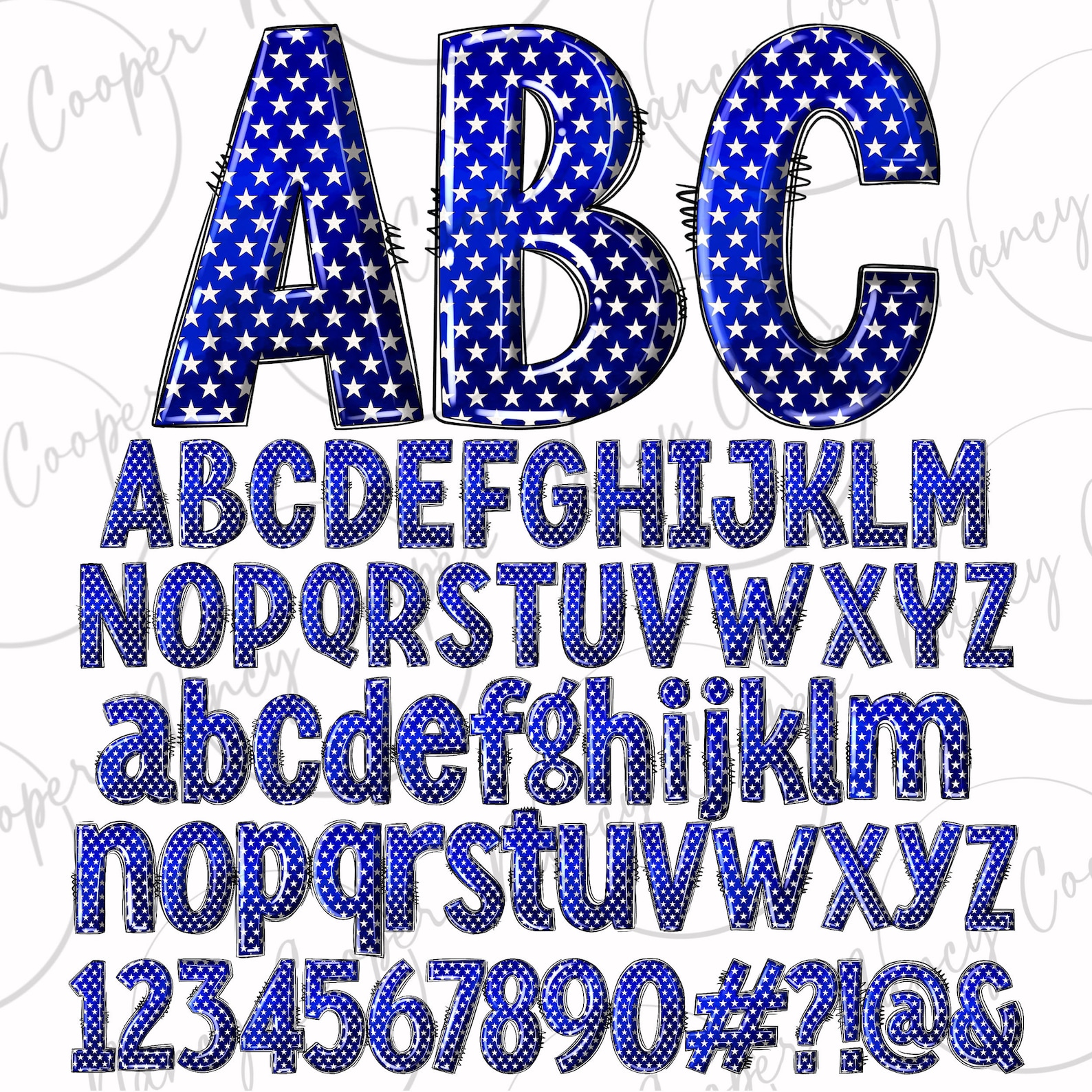 USA Alphabet Bundle Png, 4th F July Png, USA Doodle Letters Png, USA ...