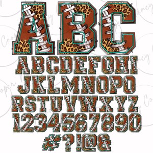 Football Alphabet Bundle Png, Football Png, Football Doodle Letters Png ...