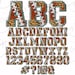Football Alphabet Bundle Png, Football Png, Football Doodle Letters Png ...