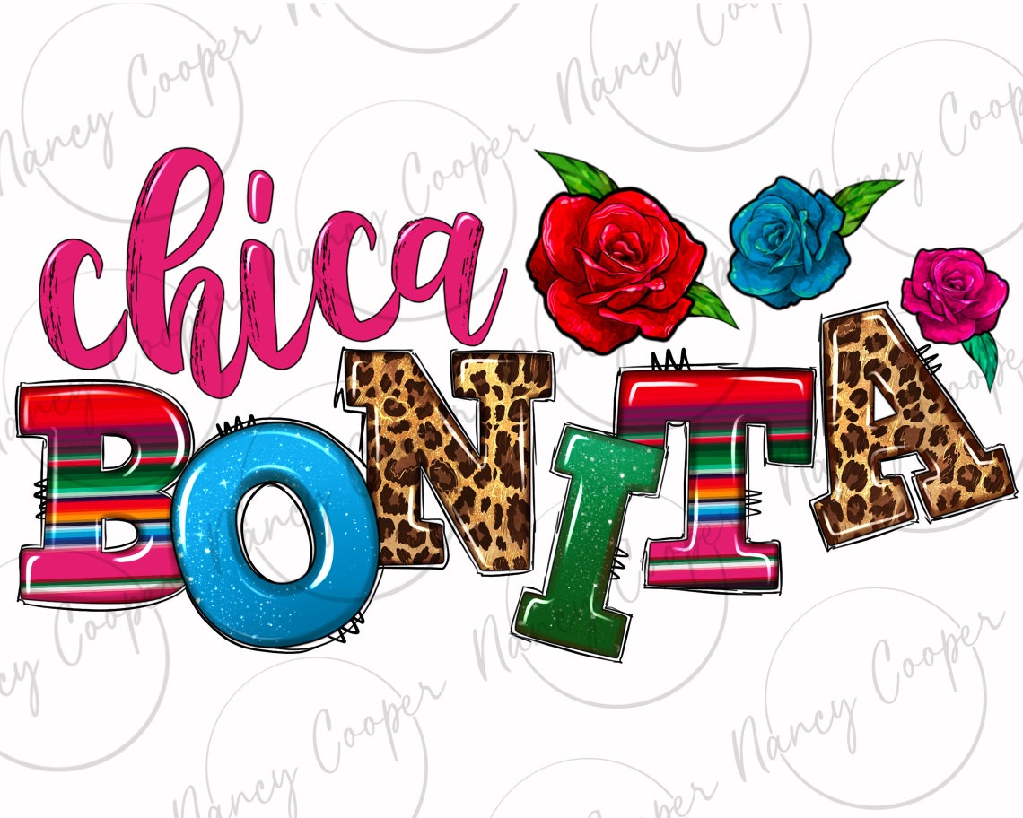 Chica Bonita Png Sublimation Design Download Mexican Day Png - Etsy