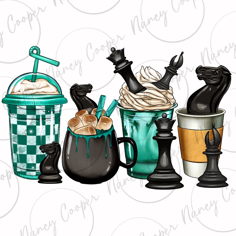 Chess Coffee Cups - Etsy