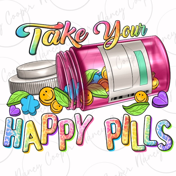 Happy Pills - Etsy