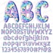 Unicorn Alphabet Bundle Png, Unicorn Png, Unicorn Doodle Letters Png ...