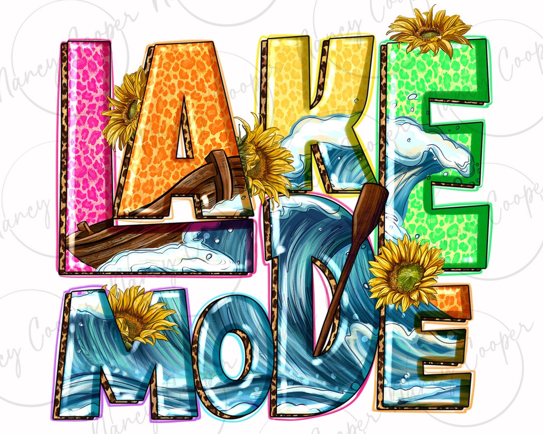 Lake Mode Summer Png Sublimation Design Download, Summer Vibes Png ...