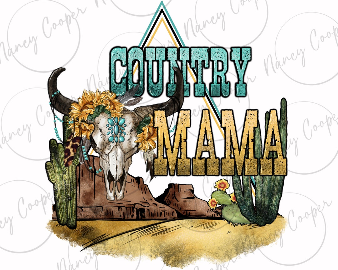 Country Mama Png Sublimation Design Download, Mother's Day Png, Mama ...