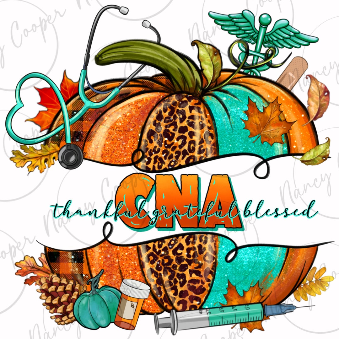 CNA Pumpkin Nurse Png Sublimation Design Download, Western Pumpkin Png ...