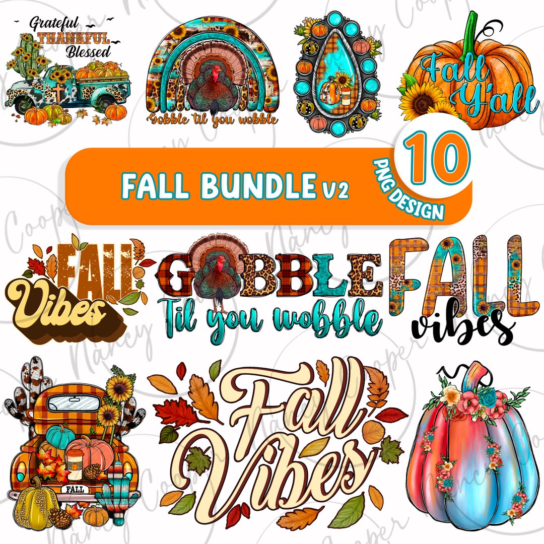 Fall Bundle V2 Png Sublimation Design Download, Hello Fall Png, Fall ...