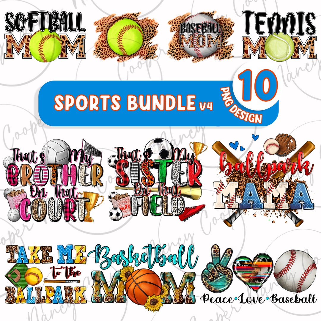 Sports Bundle V4 Png Sublimation Design Download, Game Day Png, Sport ...