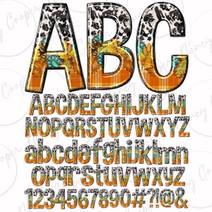 Fall Alphabet Png Files Bundle, Fall Doodle Letters Png, Fall Letters ...