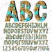 Western Alphabet Bundle Png, Cowhide Alphabet Png, Western Doodle ...
