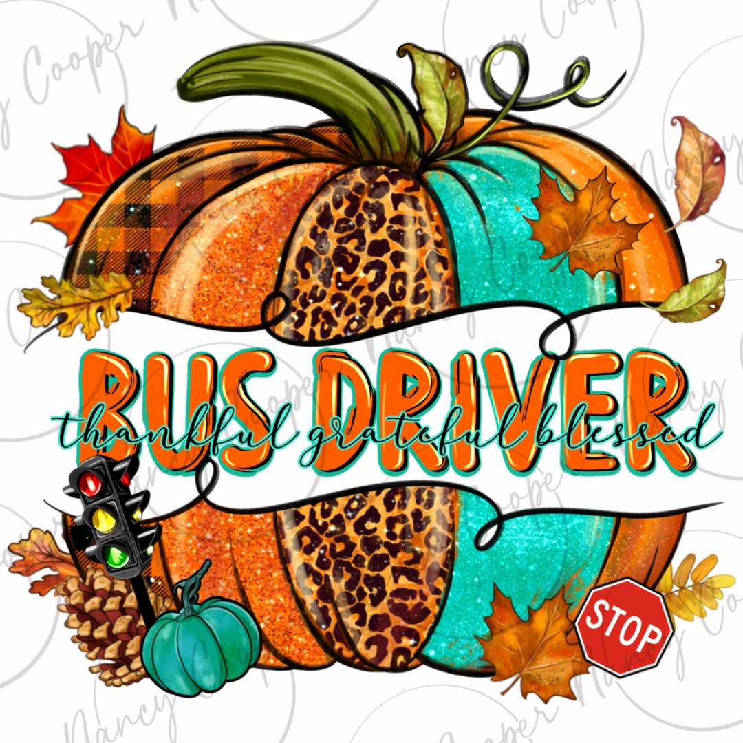 Bus Driver Pumpkin Png Sublimation Design Download, Western Pumpkin Png ...