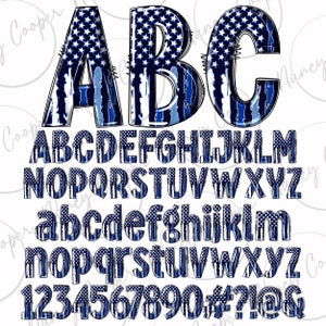 Police Alphabet Png Files Bundle, Police Doodle Letters Png, Glitter ...