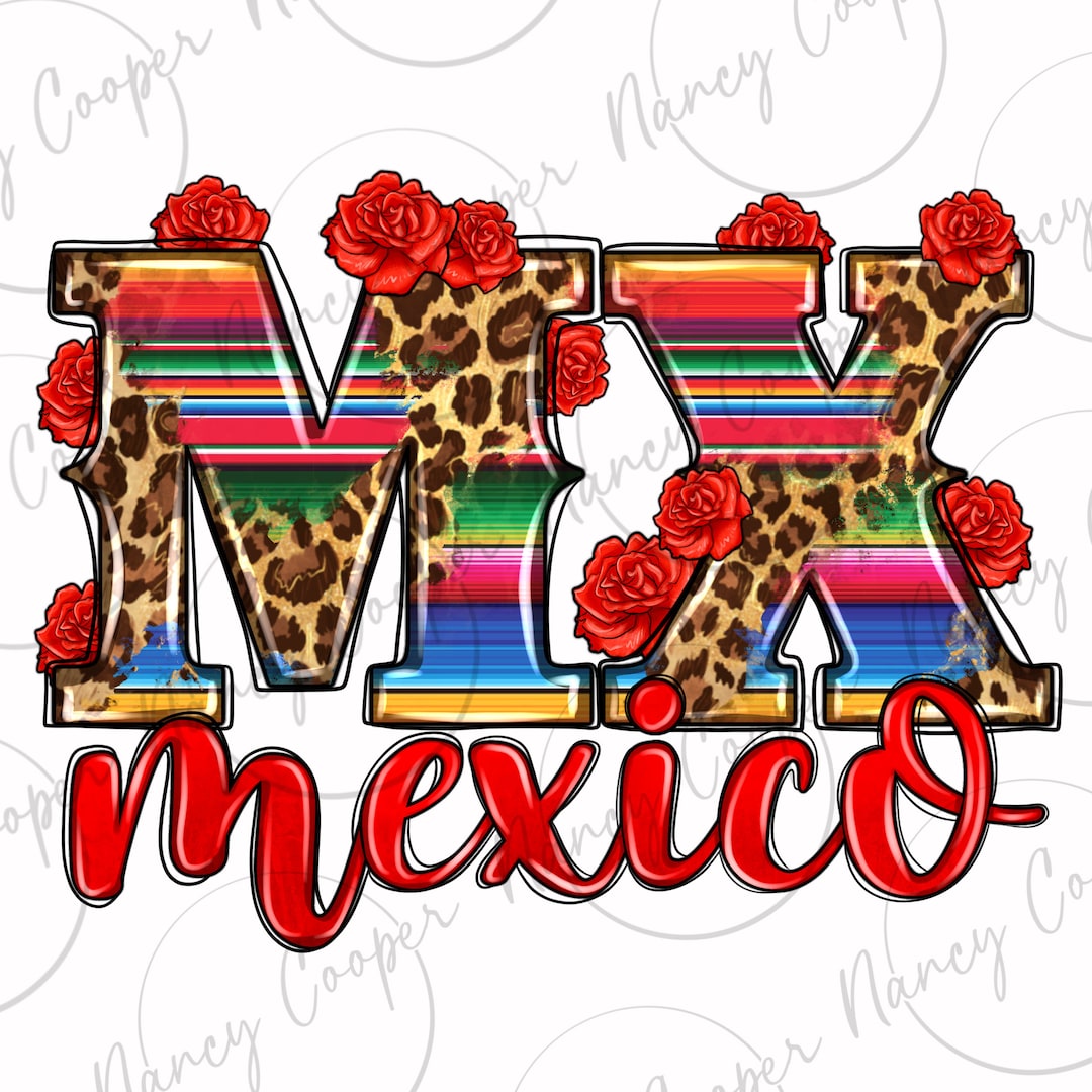 MX Mexico Png Sublimation Design Download, Western MX Png, Cinco De ...