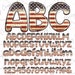 Army Alphabet Bundle Png, Army Png, Camouflage Doodle Letters Png ...