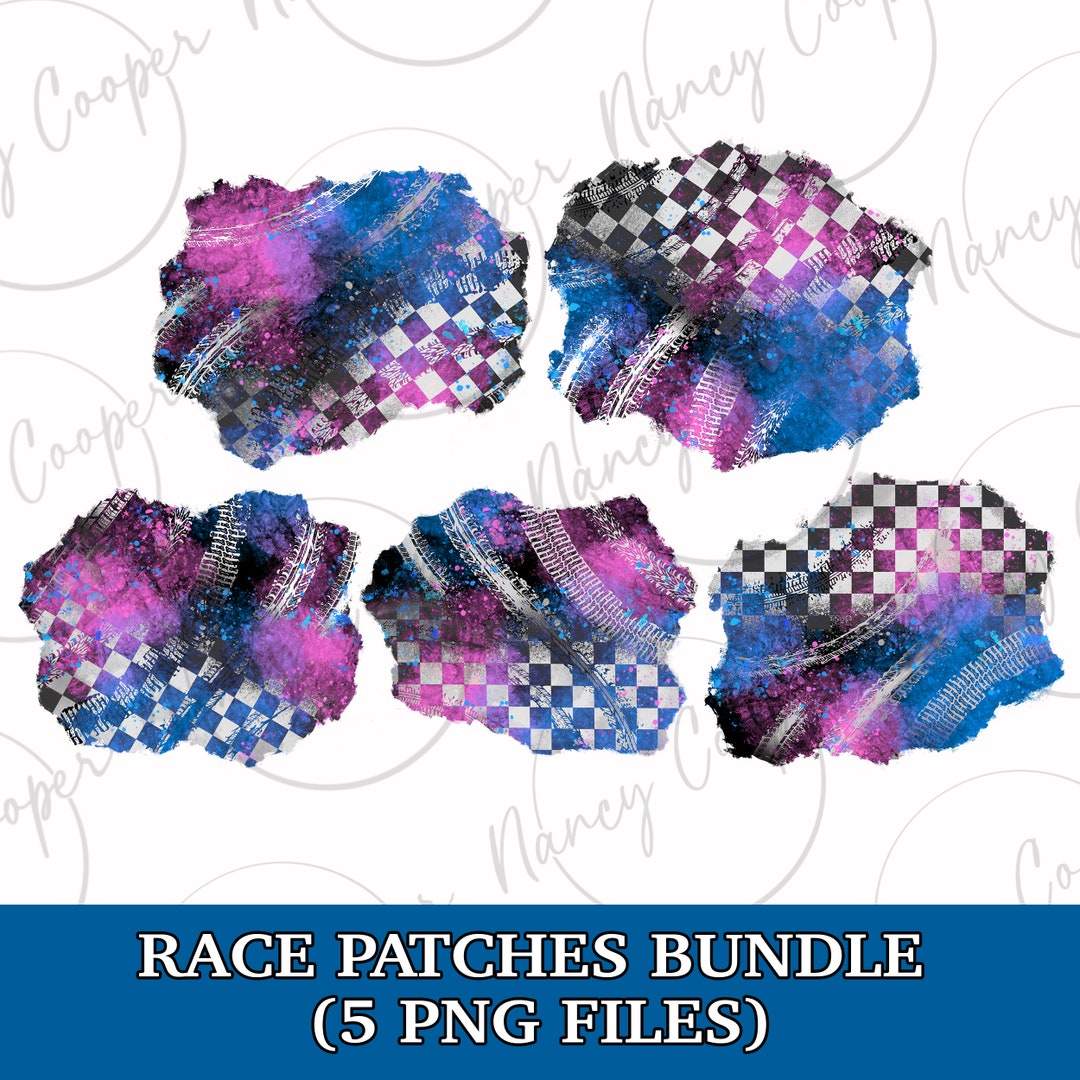 Race Patches Bundle Png, Sport Patches Bundle Png, Game Day Png, Sport ...