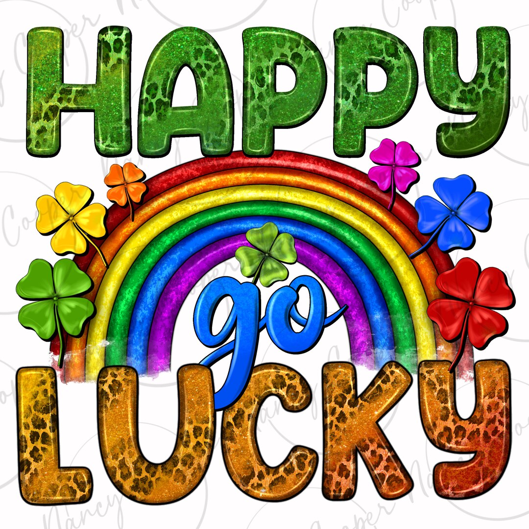 Happy Go Lucky LGBTQ+ Png Sublimation Design Download, Pride Png ...