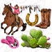 Cowgirl Alphabet Png Files Bundle, Cowgirl Doodle Letters Png, Western ...