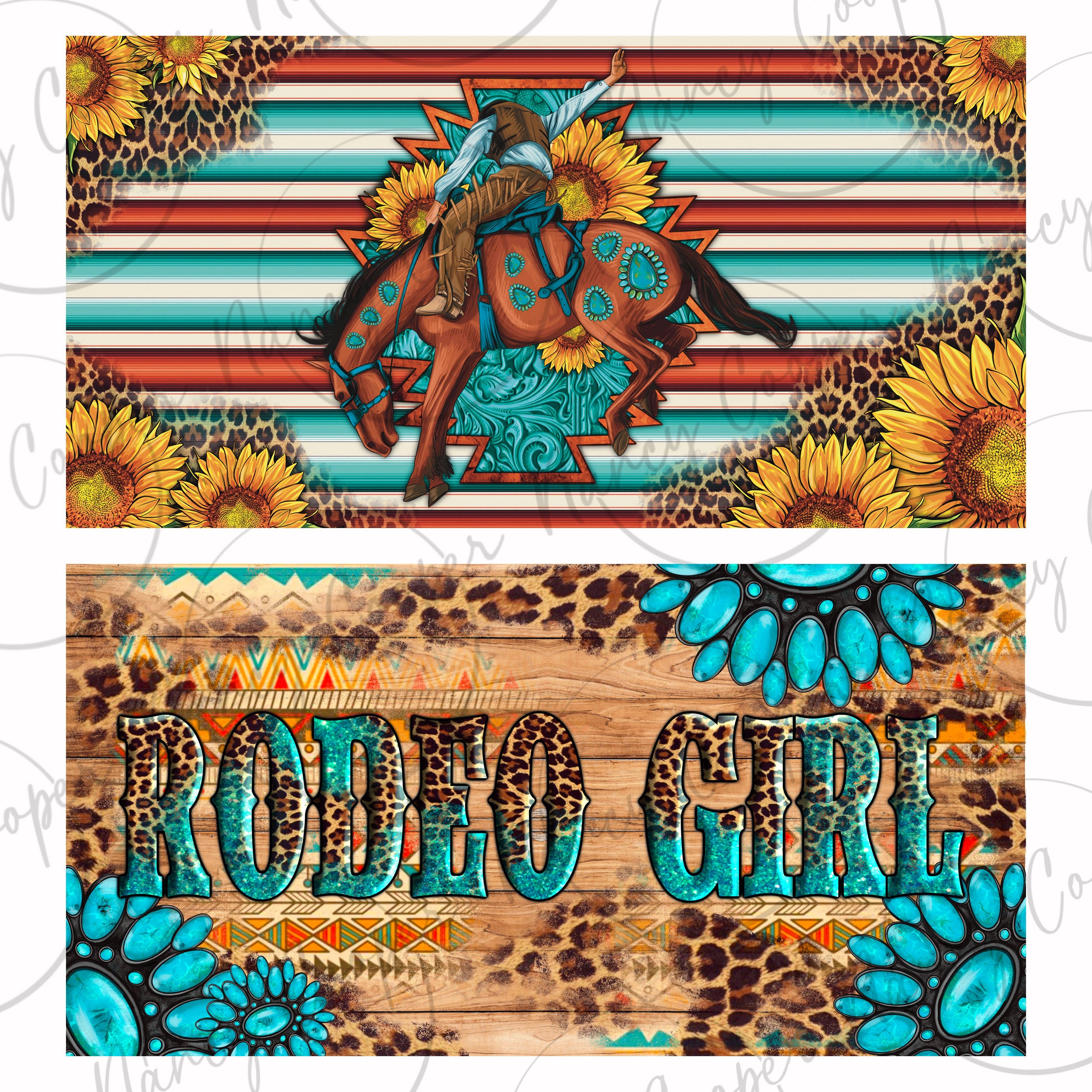 Western License Plate Bundle V2 Png, Western Patterns Png, Rodeo ...