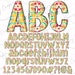 Mexican Alphabet Png Files Bundle, Mexican Doodle Letters Png, Mexican ...