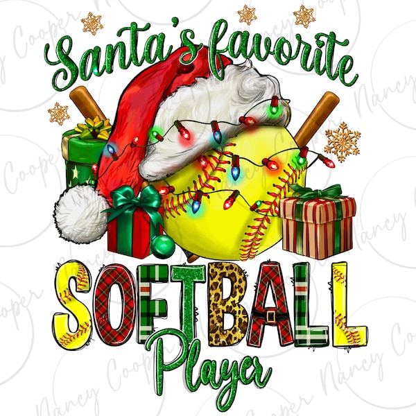 Softball Christmas - Etsy